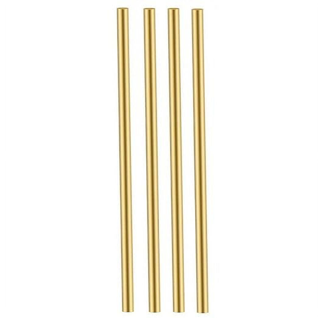 Comonc 4 PCS 5mm Brass Rod Brass Round Rod Brass Round Stock Brass ...