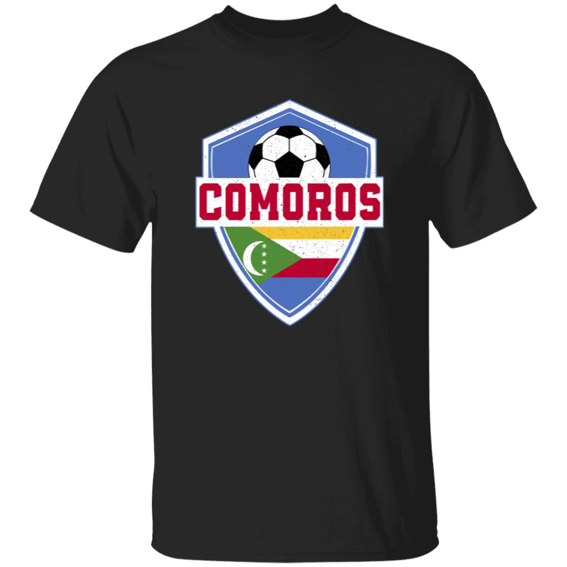 Comoros Pride Team Comoran Flag Fans National Souvenir T-shirt ...