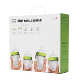 comotomo, Baby Bottle Bundle, 7 Piece Set, Green, BPA-Free - Walmart.com