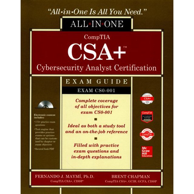 CompTIA CSA+ Cybersecurity Analyst Certification Exam Guide - Walmart.com