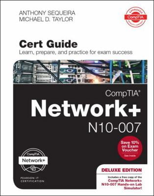 Pre-Owned Comptia Network+ N10-007 Cert Guide, Deluxe Edition [With ...