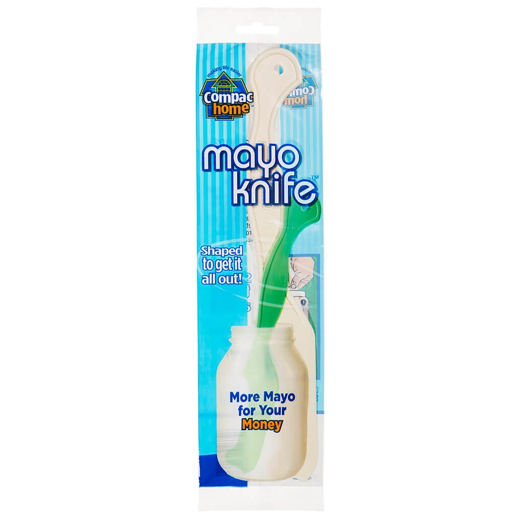Compac Home 13400 Mayo Knife & Jar Scraper Spreader, Plastic Knife for ...