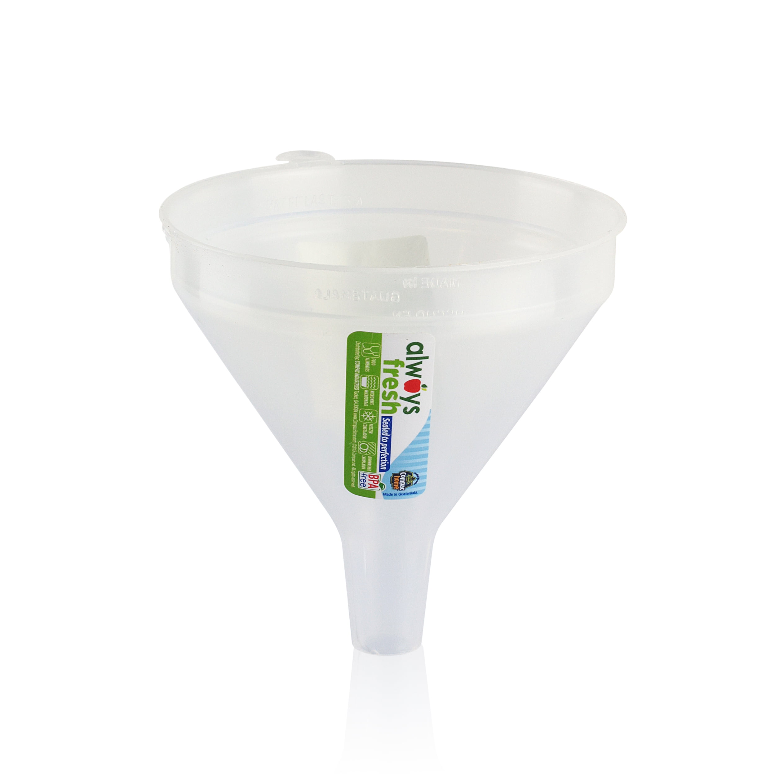 Compac Home Large Clear Food Funnel for Food Storage and Portion ...