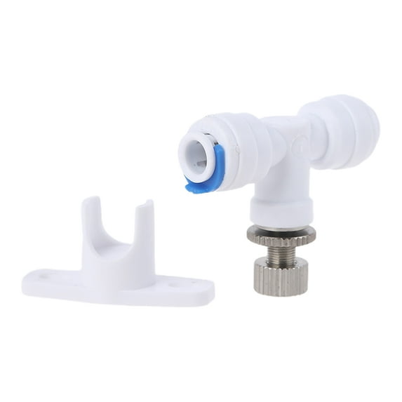 Compact 1/4" Hose RO Water Flow Adjust for Regulator Waterflow Control for Connector Fitting ...