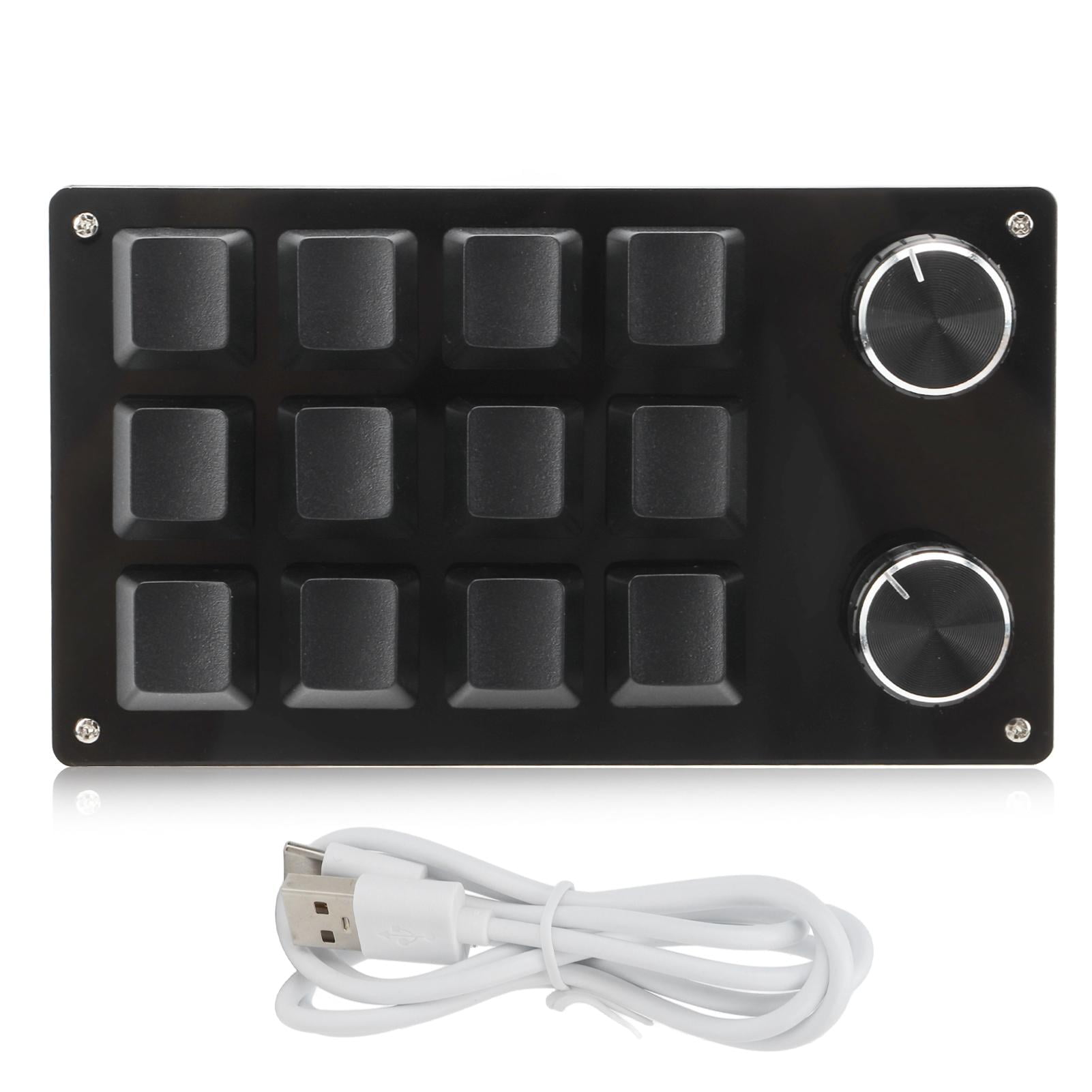 Compact 12-Button Macro Board – Hot-Swappable Mechanical Switches for ...
