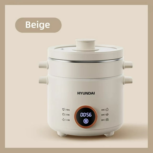 Compact 2.0L Mini Multicooker Rice Cooker with Non-stick Cooking Pot ...