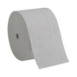 Compact Coreless 2-Ply Recycled Toilet Tissue, 18 Roll Case, High ...