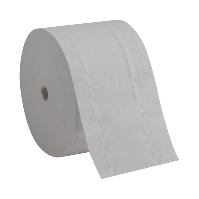 Compact Coreless 2-Ply Recycled Toilet Tissue, 18 Roll Case, High ...