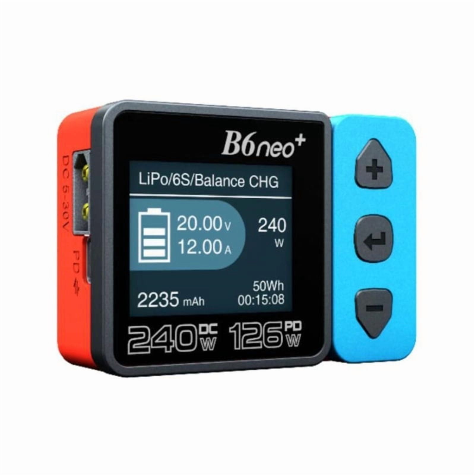 Compact 200W Smart Balance Charger For 1S 6S LiPo LiFe Li ion Batteries ...