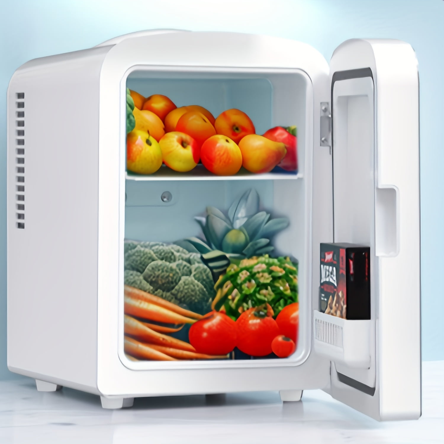 Compact 3.2 Cu.Ft Mini Fridge With Freezer Retro Black Portable ...