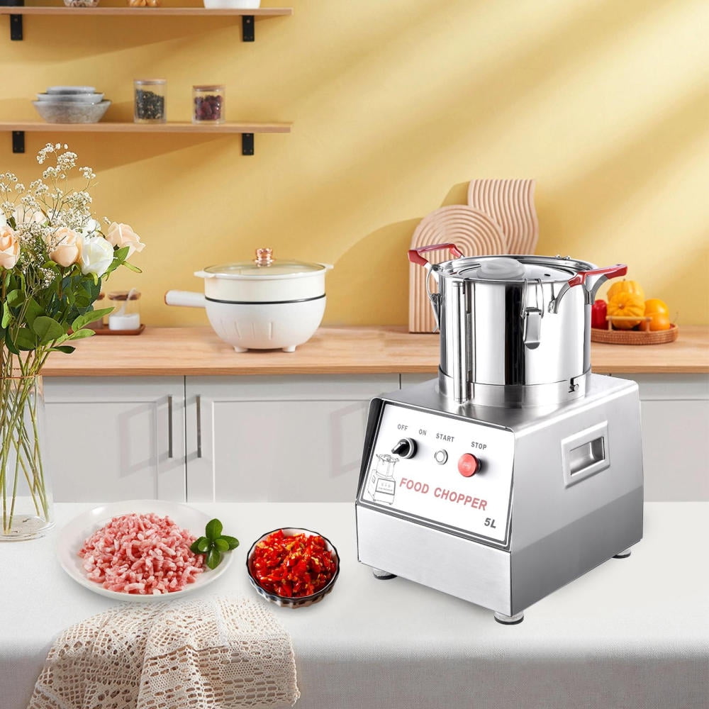 Compact 5L Electric Chopper - Commercial Veggie & Meat Processor for ...