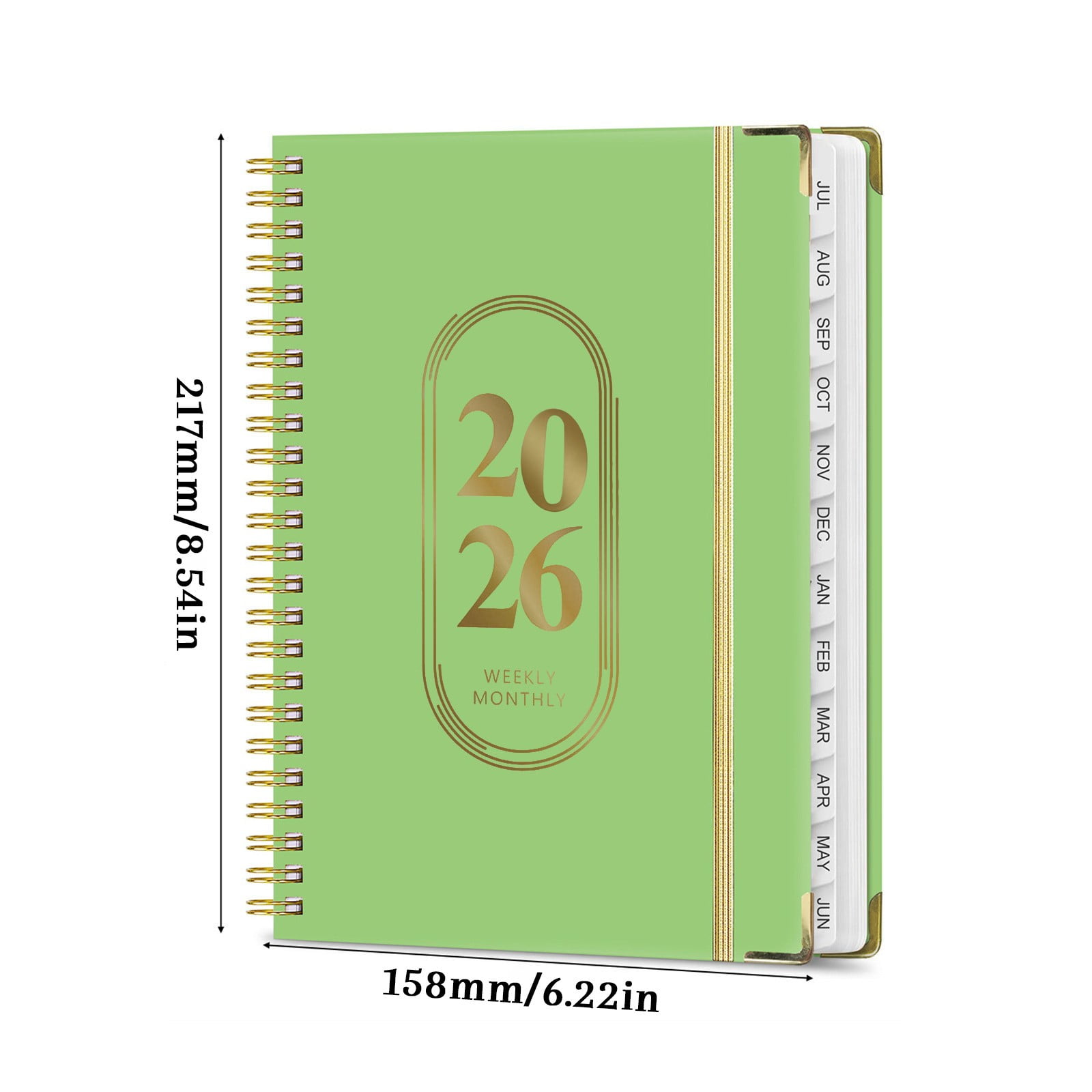Compact A5 Notebook with Elastic Rope, Durable Paper, Multi-Functional ...