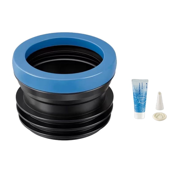 Compact ABS Toilet Gasket with Tool Easy Flexible Plastic Toilets Seal ...