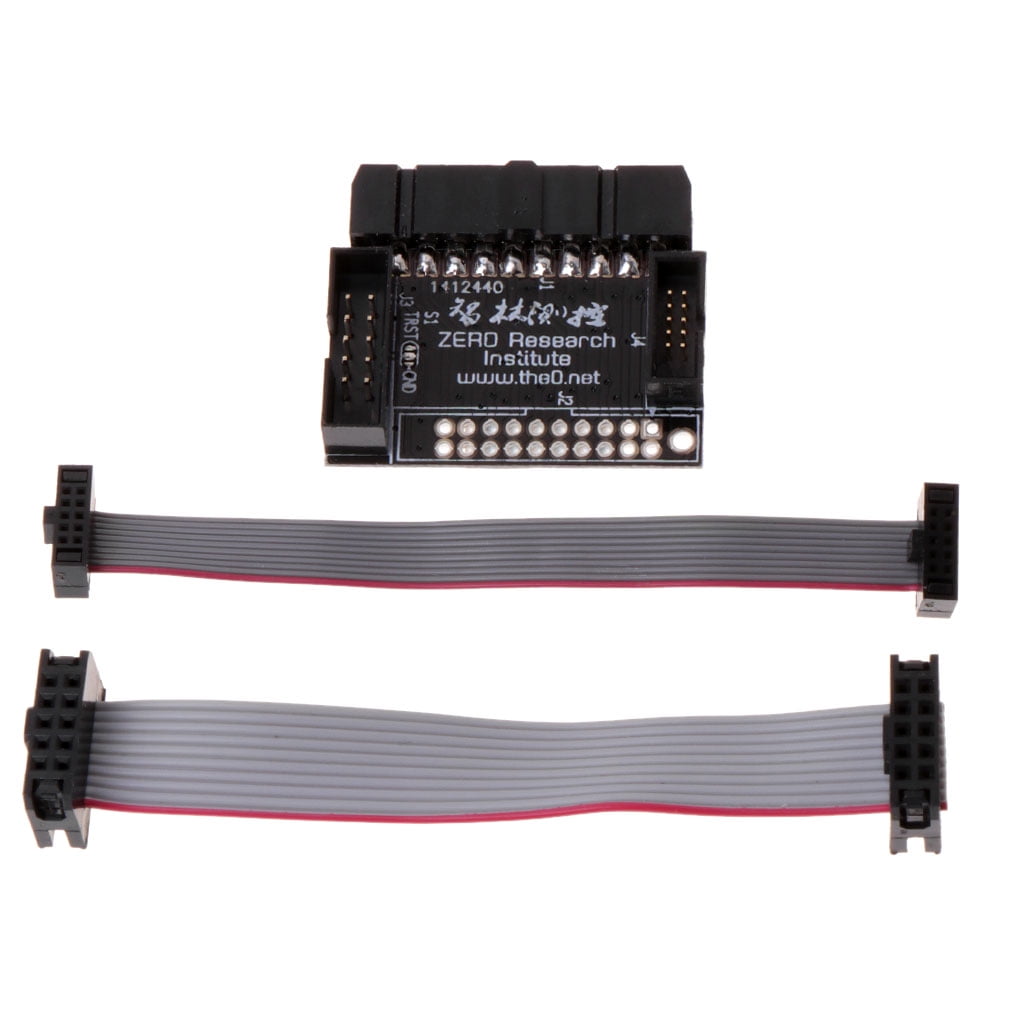 Compact Adapter Board with Flat Ribbon Cable for 20P 2.54 mm to 10P 2 ...
