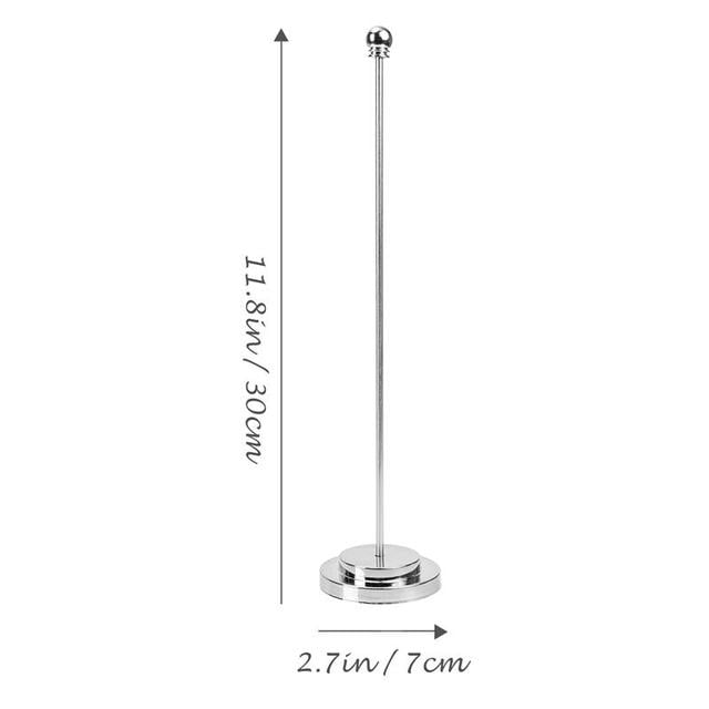 Compact Adjustable Miniature Tabletop Flagpole Holder for Small Mini ...