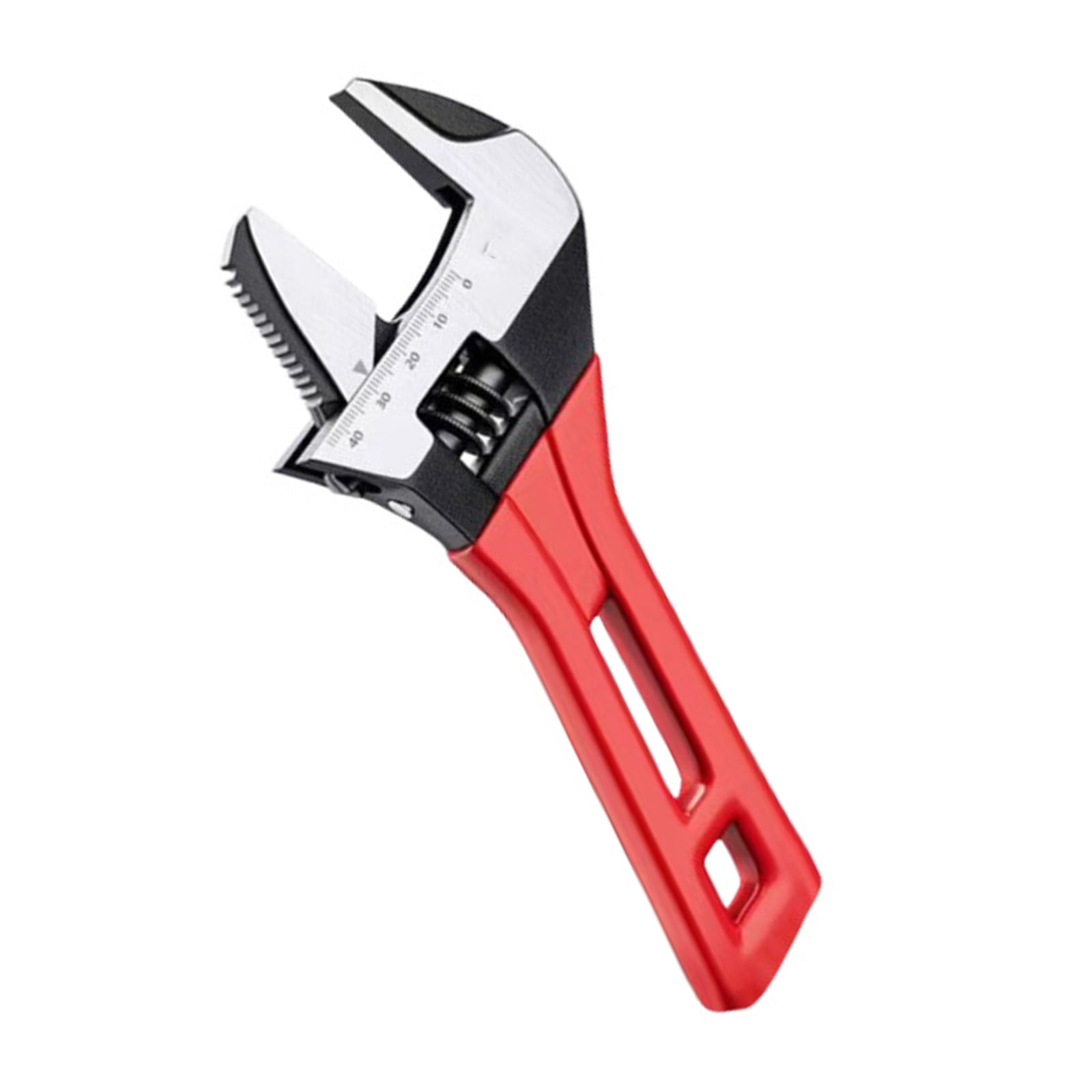 Compact Adjustable Ratchet Wrench with Handle, Quick-Open Pipe Tool for ...