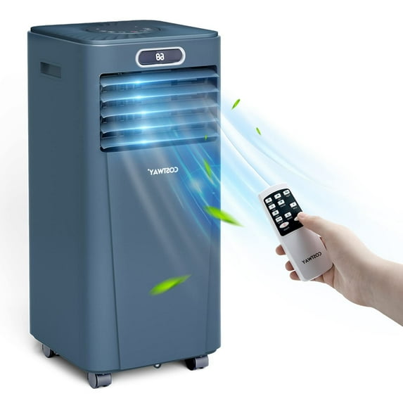 Compact Air Conditioner Portable, Cooling Fan Dry Mode Sleep Function ...