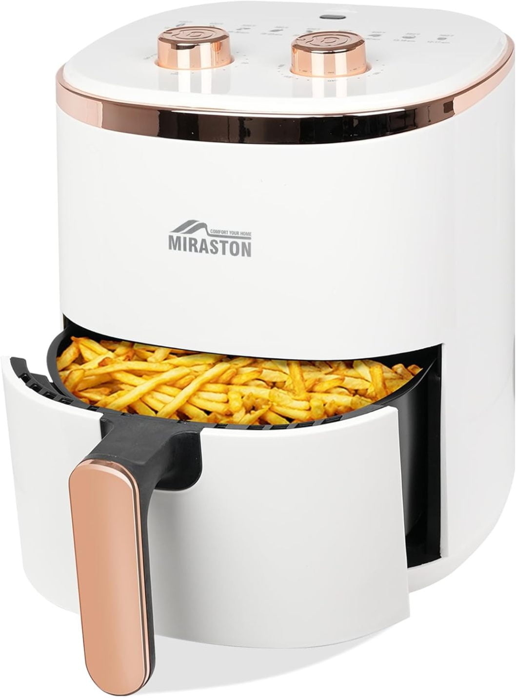 Compact Air Fryer 3.6 QT for Kitchen, Dorm, Office, Dials Control ...
