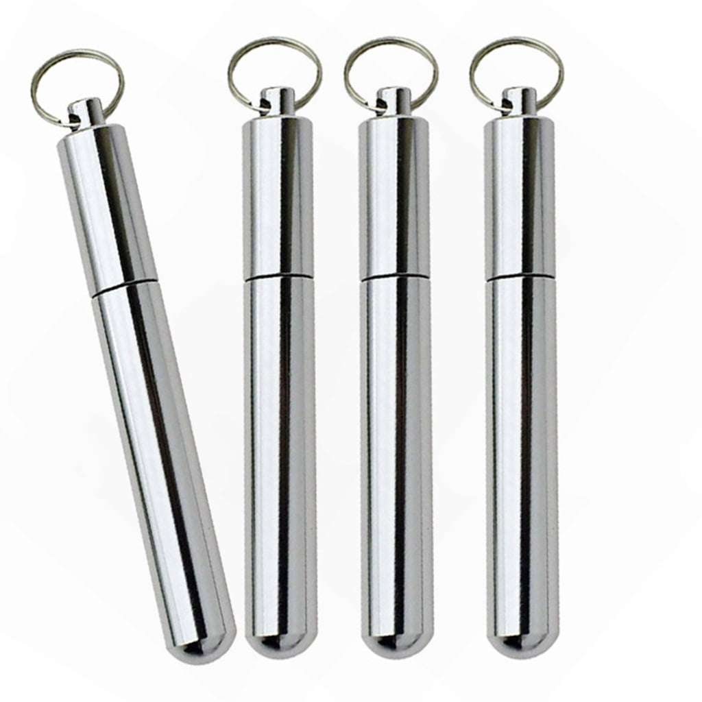 Compact Aluminum Toothpick Case Metal Holder For Travel Camping Storage ...