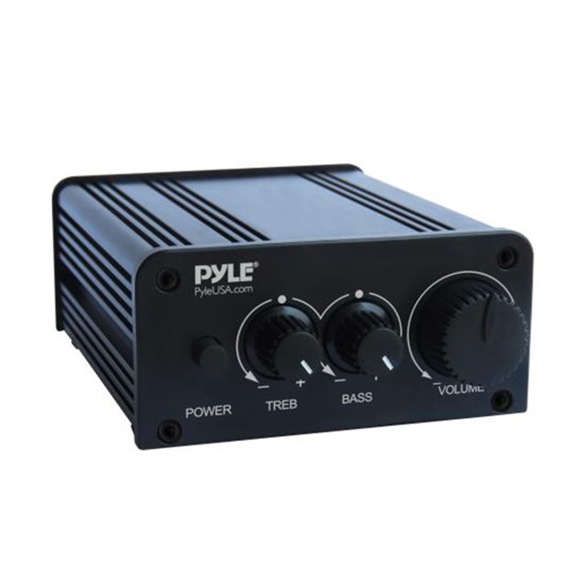 Compact BT Amplifier, 2-Channel Audio Amp Receiver - Walmart Business ...