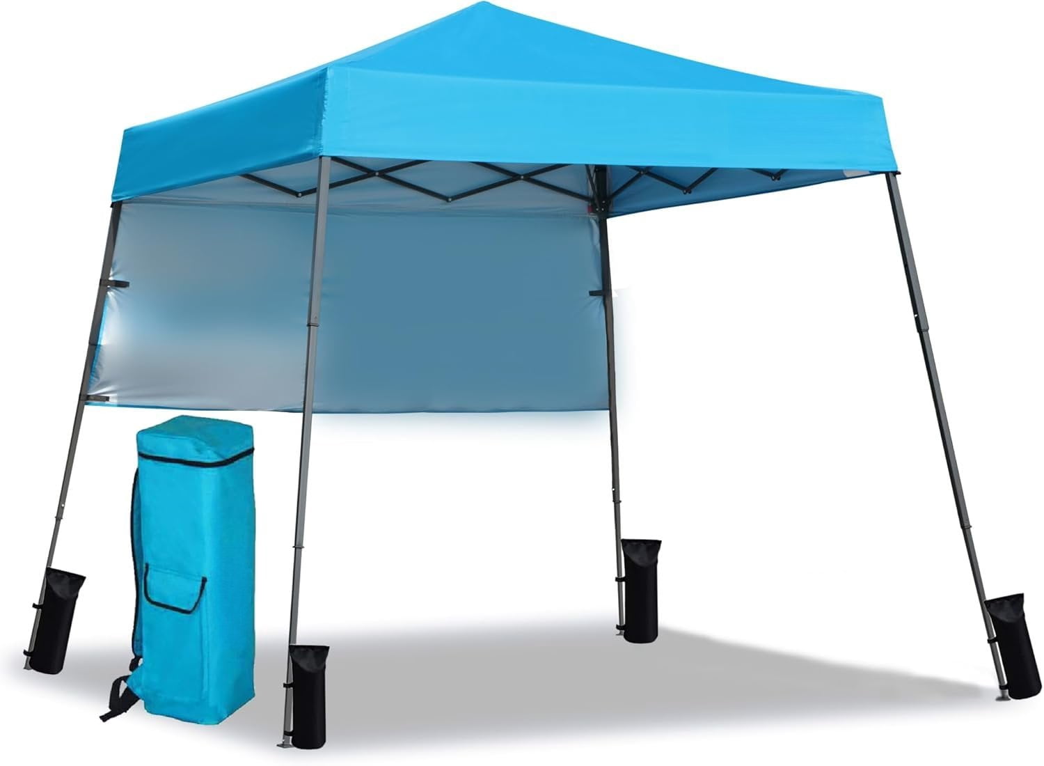 Compact Backpack Canopy, Pop Up Shelter, Portable Cabana, 7.5 .5 ft ...