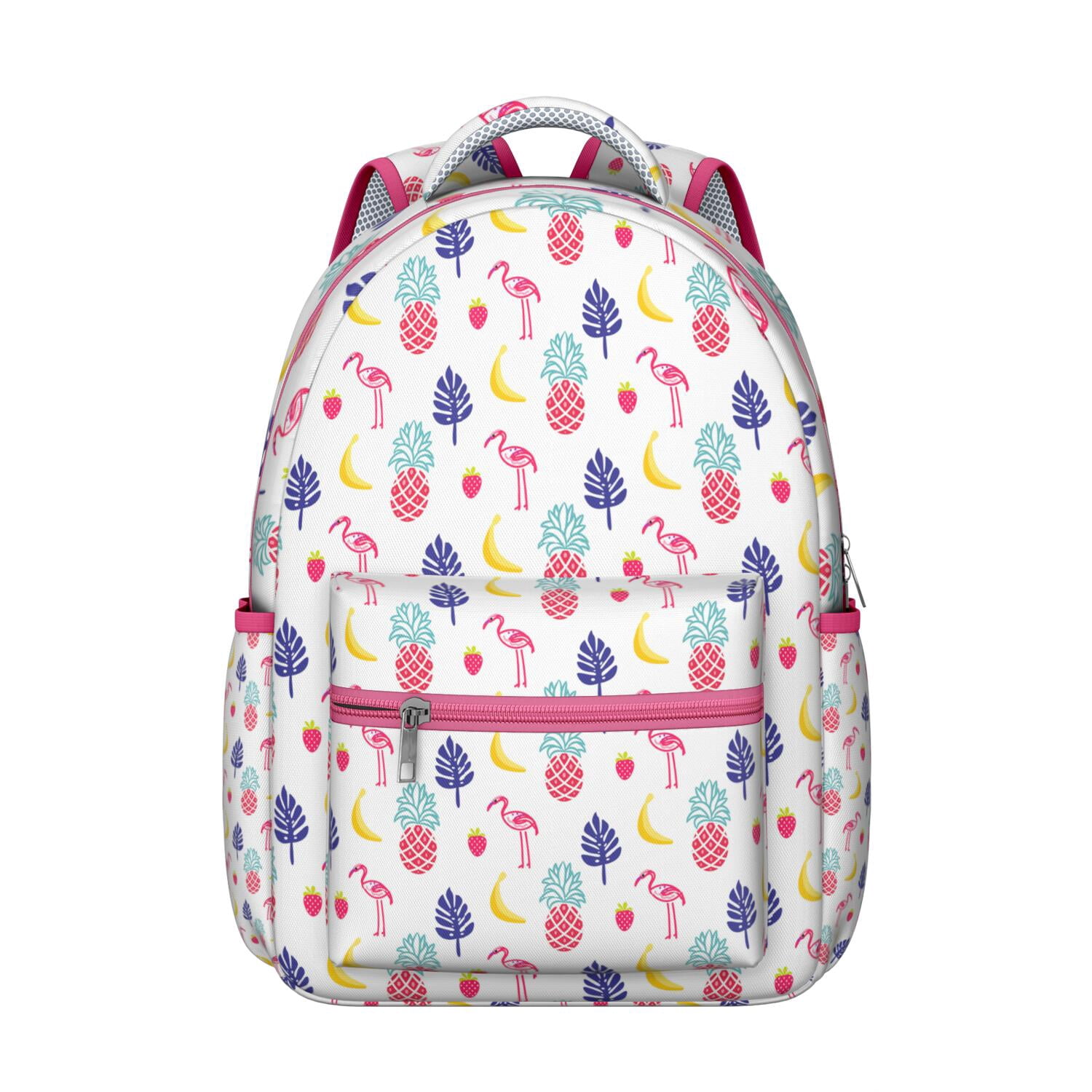 Compact Backpack with Exotic Pineapple Design Lightweight Small School ...