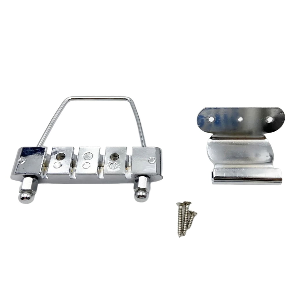 Compact Bass Guitar Bridge for 4 String Hollow Design Precisions ...