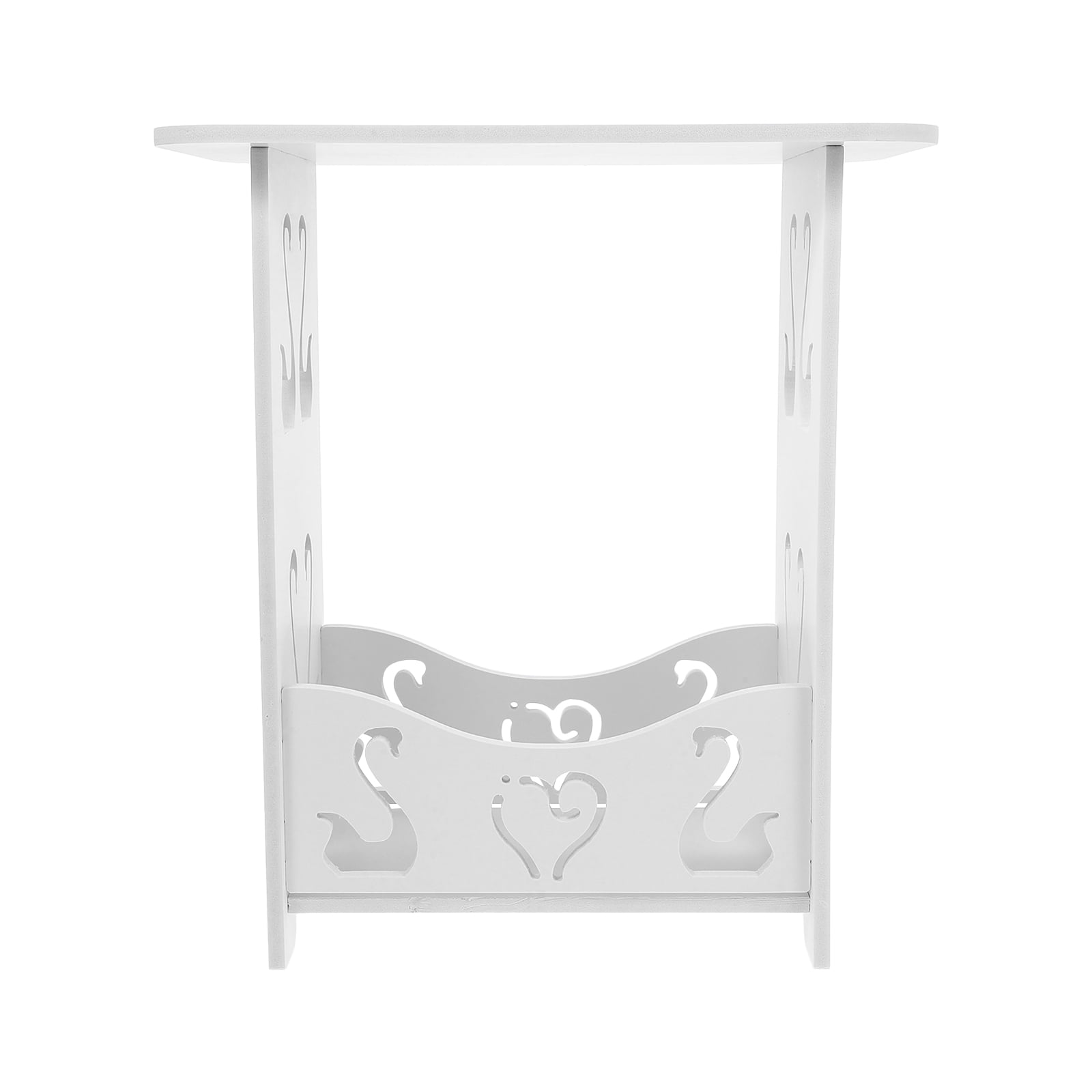 Compact Bathroom Nightstand Shelf Vanity Tray Dressing Table - Walmart.com