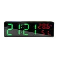 Compact Bedside Clock Digital Alarm Clock Built-in Backup Battery ...