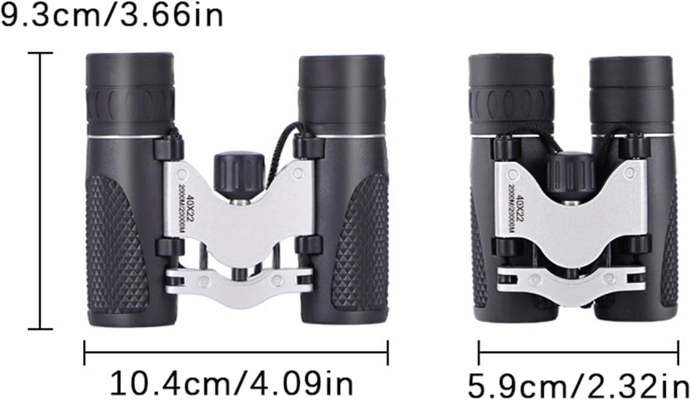 Compact Binoculars, Mini Pocket Binoculars, Optics Dual Lens High ...