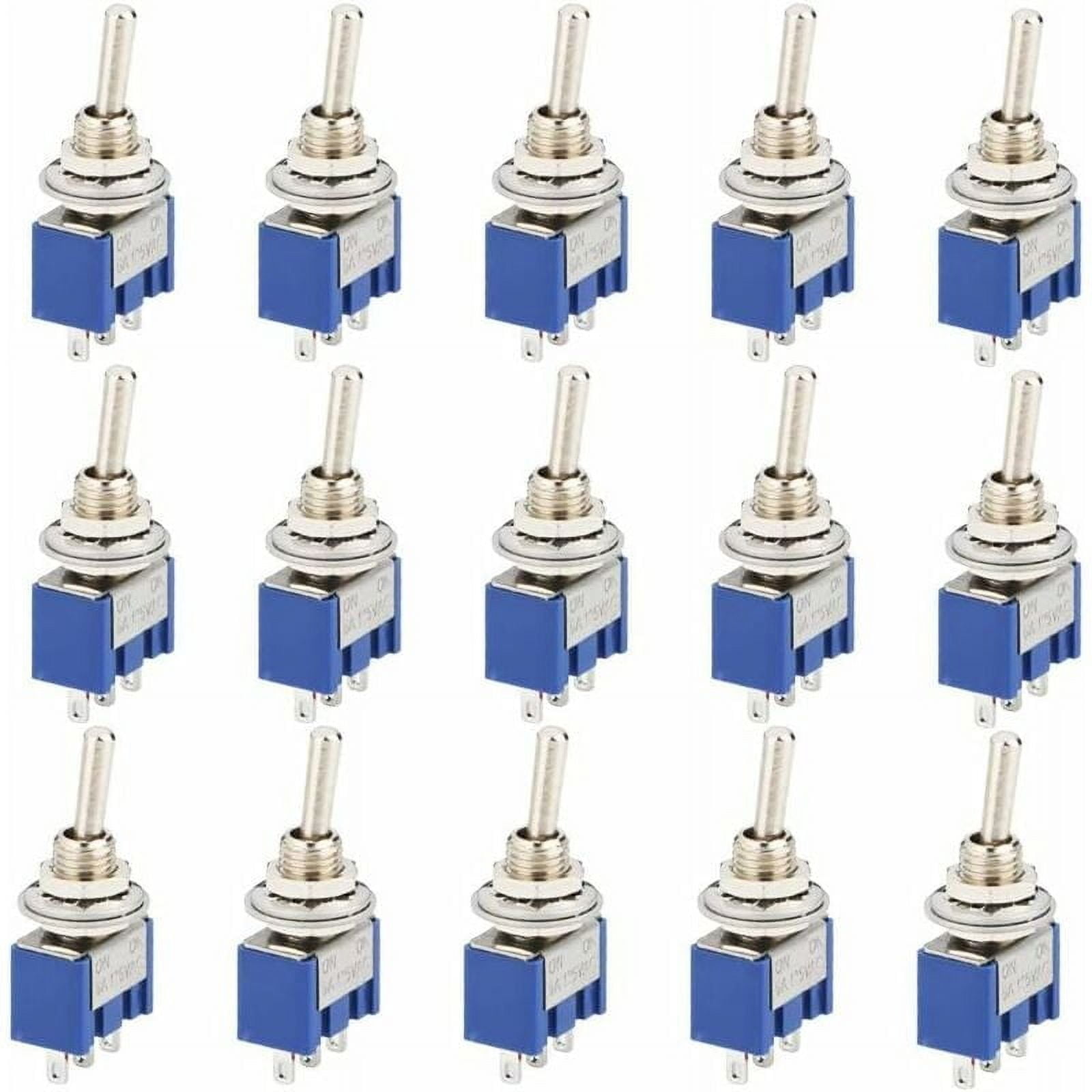 Compact Blue Miniature Toggle Switch, High Performance Car Dash ...