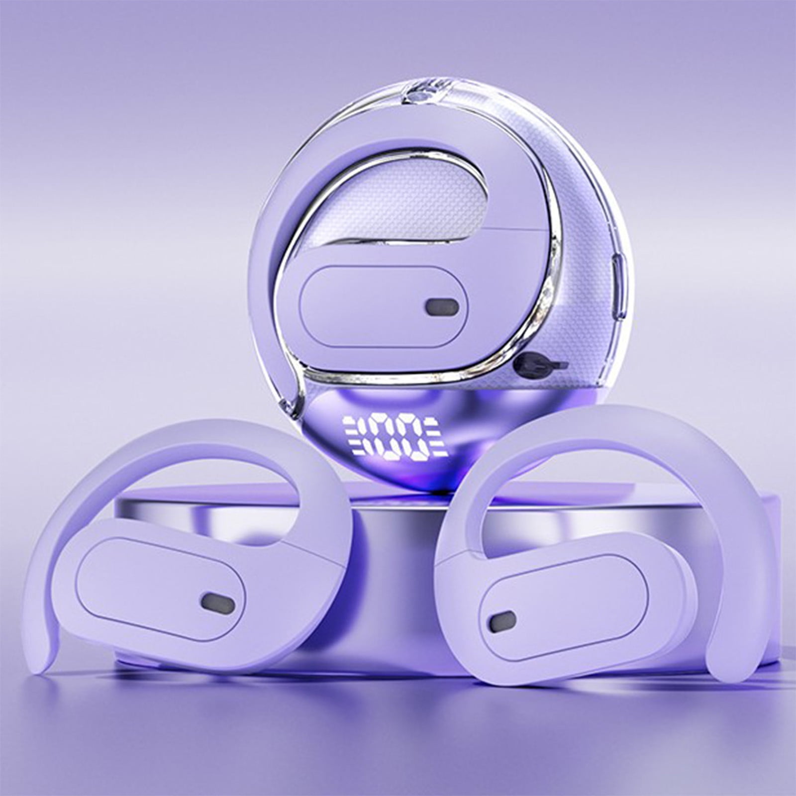 Compact Bluetooth Earbuds Qwtwty Hanging Ear True Wireless High Battery ...