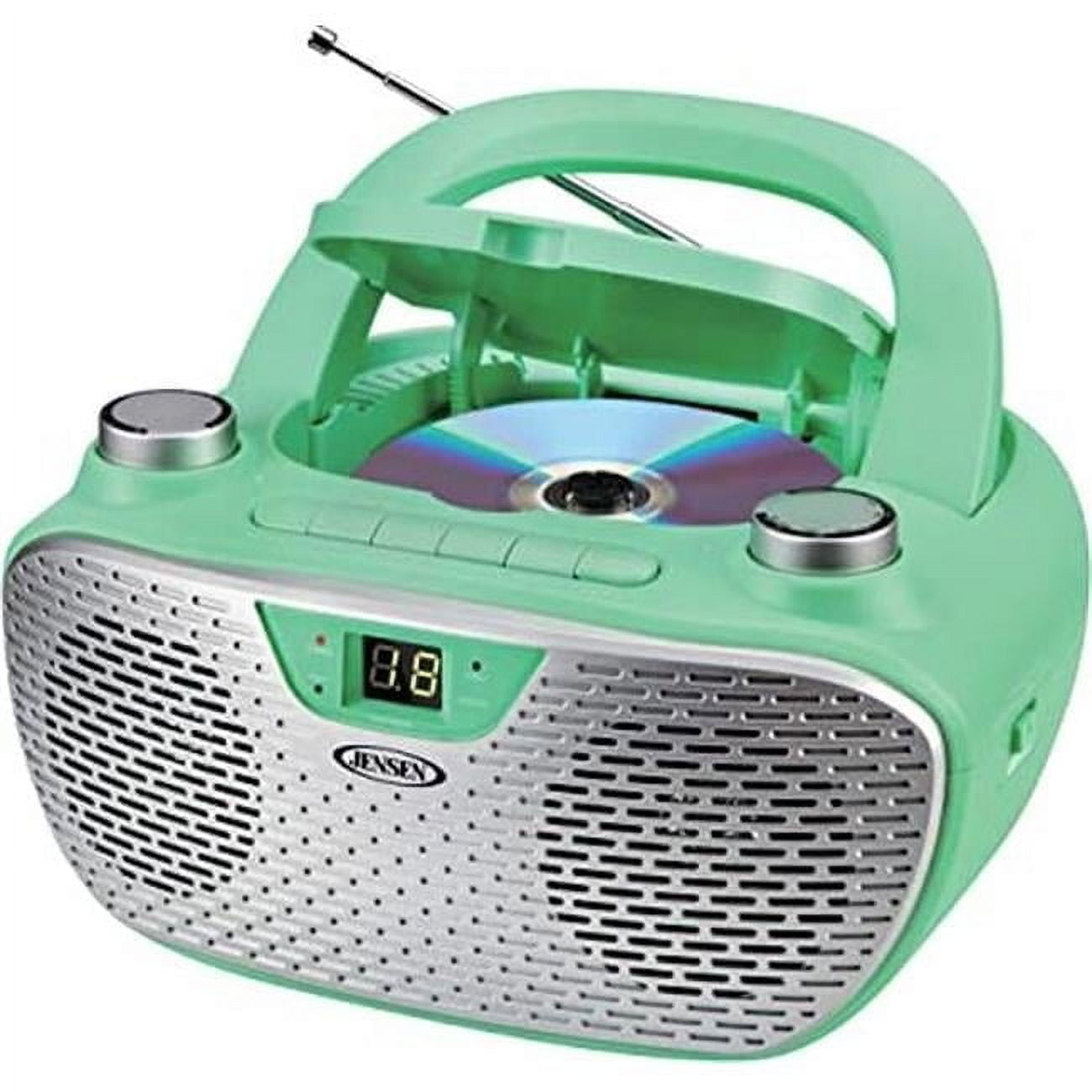 Compact Boombox with CD Player - Green - Walmart.com
