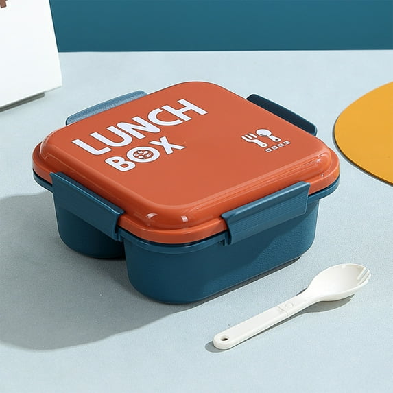 Compact Border Sealed Bento Box, with Chopsticks and Dip Cup, Microwave ...