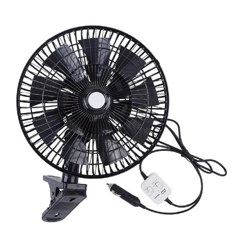 Compact Car Cooling Fan with Oscillating Function Road Trip Essential ...