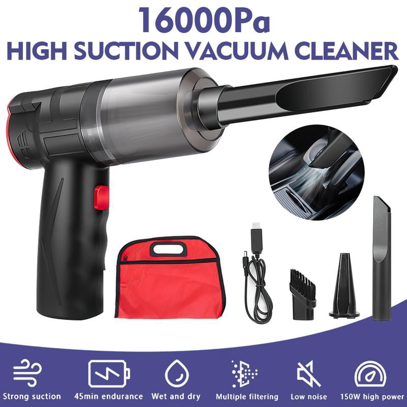 Compact Car Vacuum Cleaner, Cordless Handheld, Cordless Portable Car ...