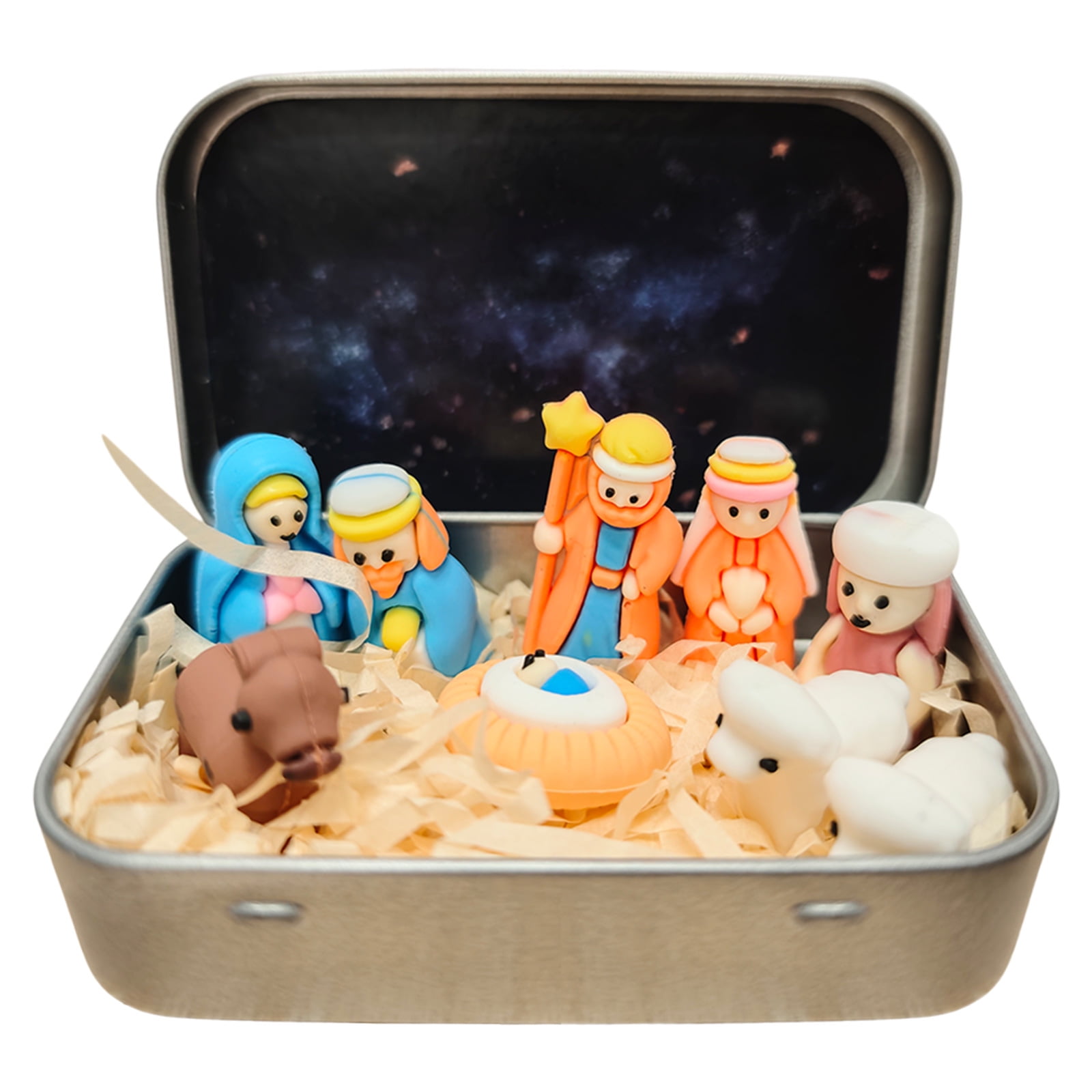 Compact Christmas Bethlehem Display Gift Set Crafted For Festival ...