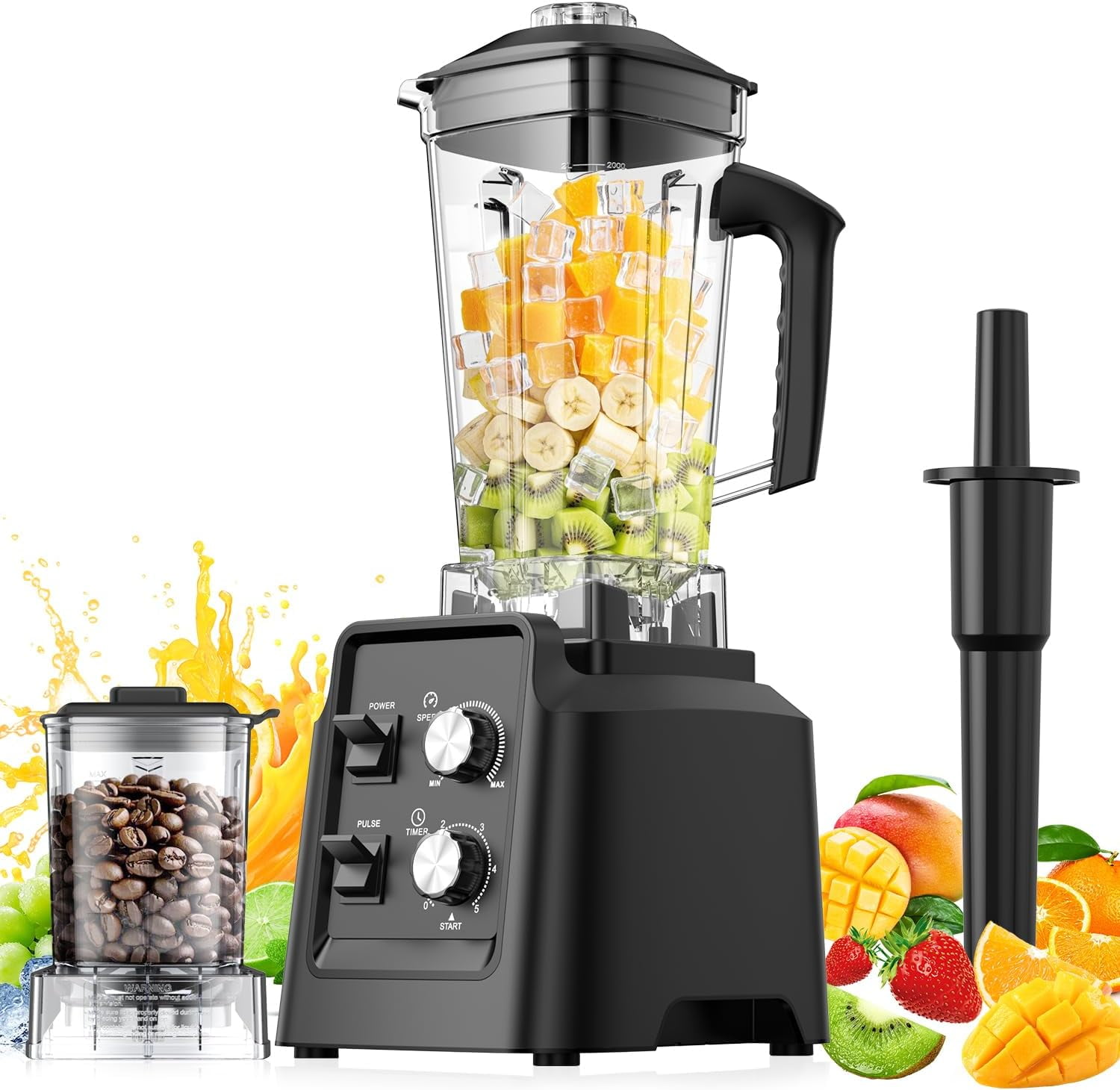 Compact Coffee Maker with LED Display, Small Drip Coffee Machine with ...