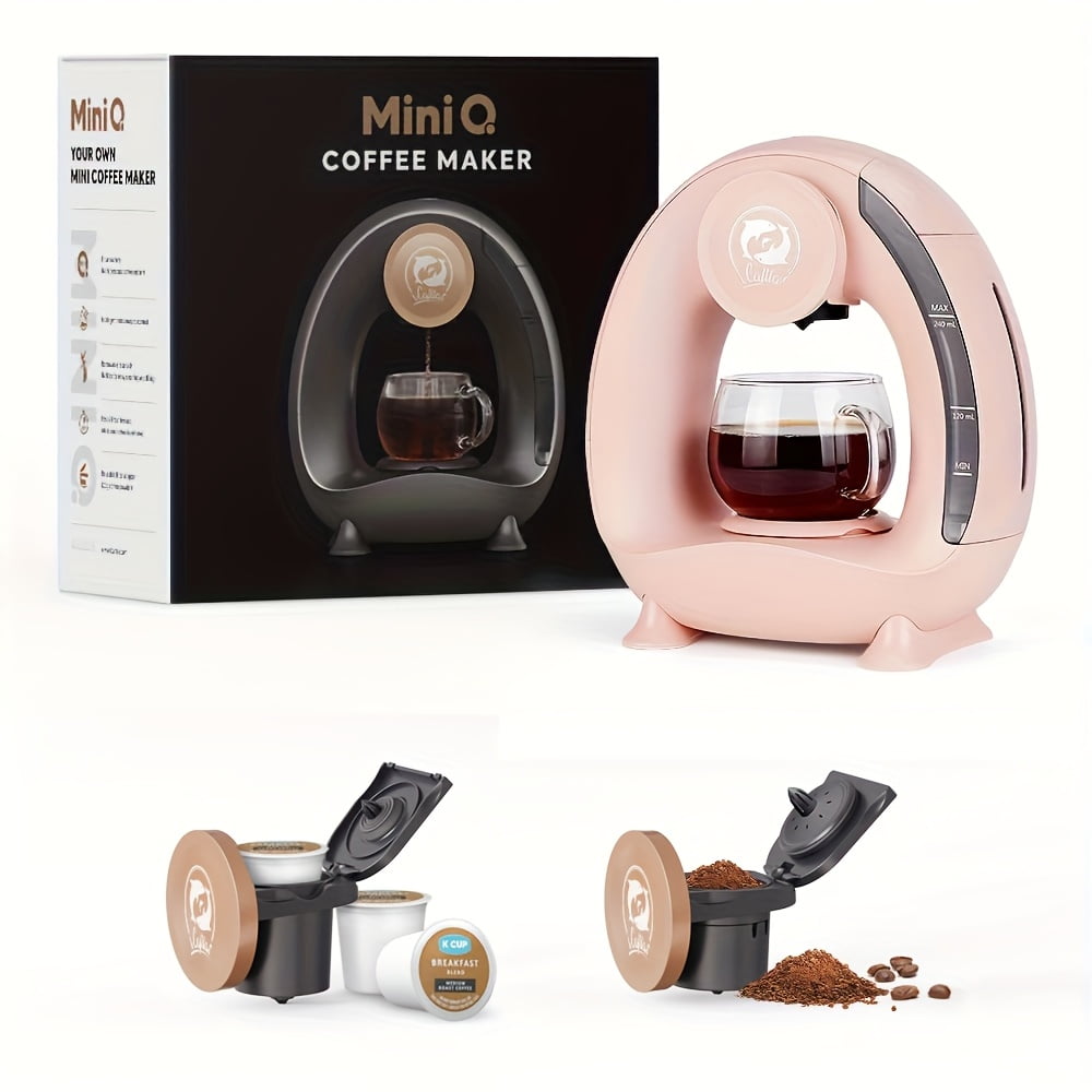 Compact Coffee Master: 4-8 Oz Single Serve Coffee Maker, 2-in-1 ...