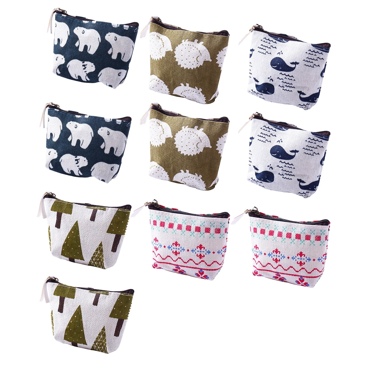 Compact Coin Holders & Key Bags for Birthday Gifts, Party Favors 10 ...