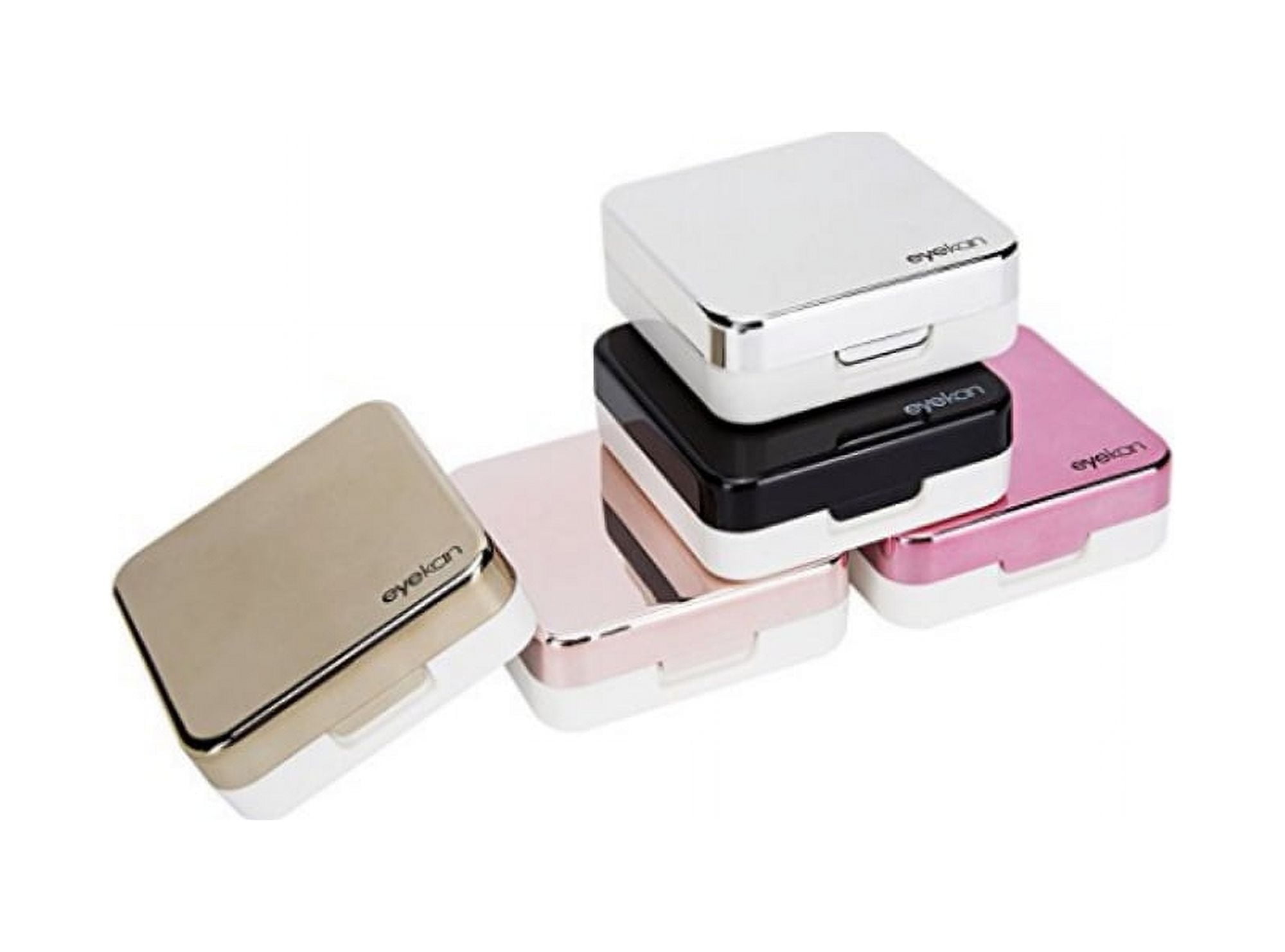 Compact Contact Lens Travel Case with Mirror - Convenient Mini Holder ...