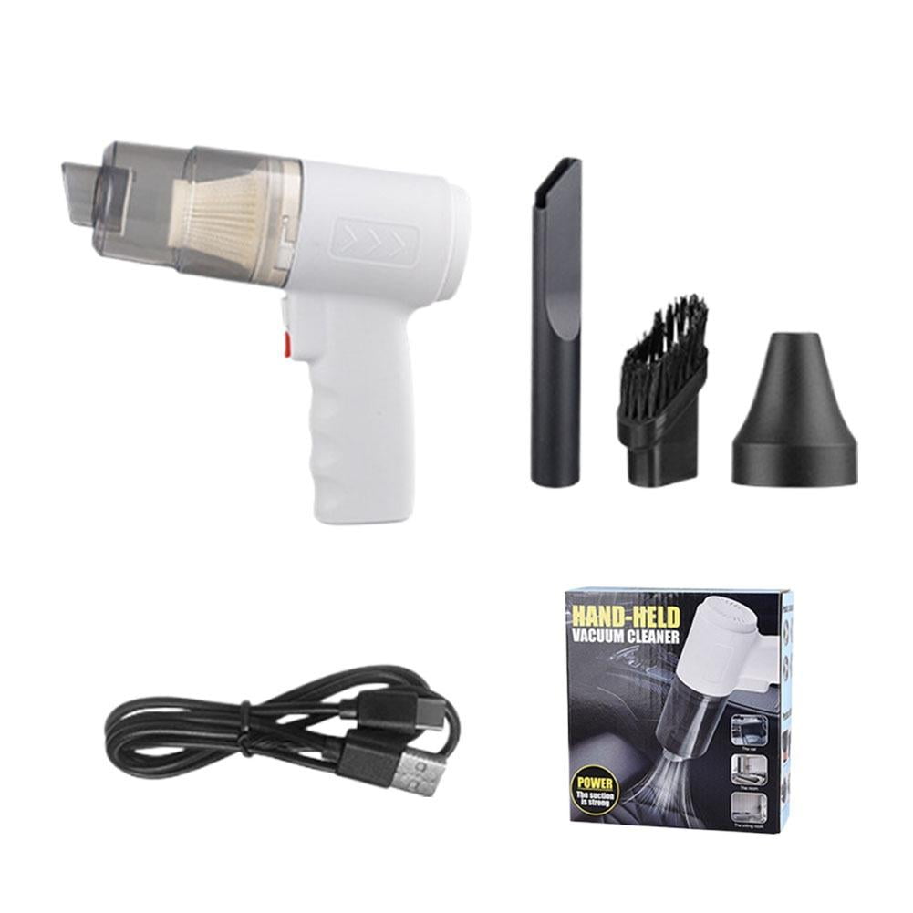 Compact Cordless Car Vacuum Cleaner with 3 Nozzles 25-Min Runtime and ...