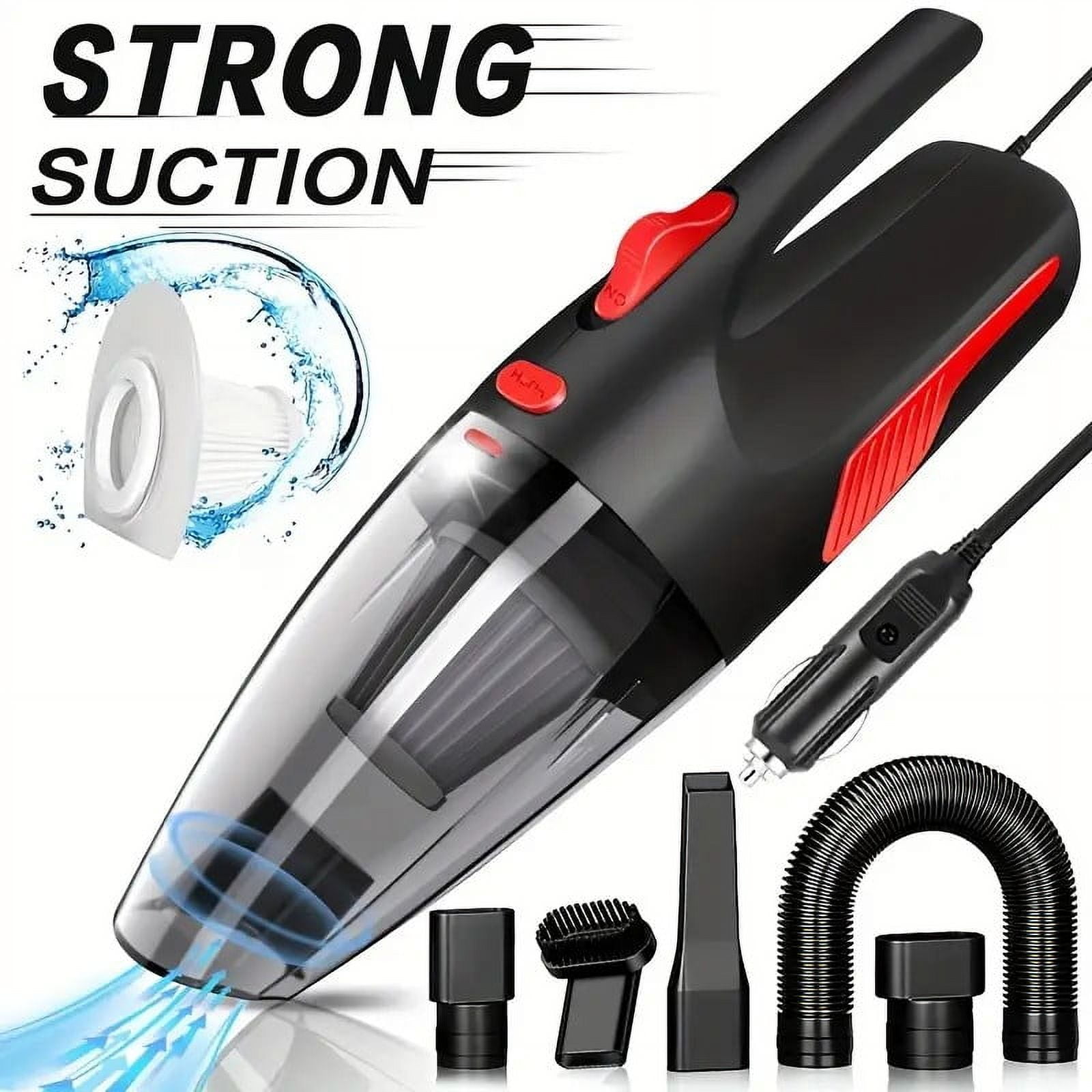 Compact Cordless Handheld Vacuum Cleaner for Cars Homes Offices ...