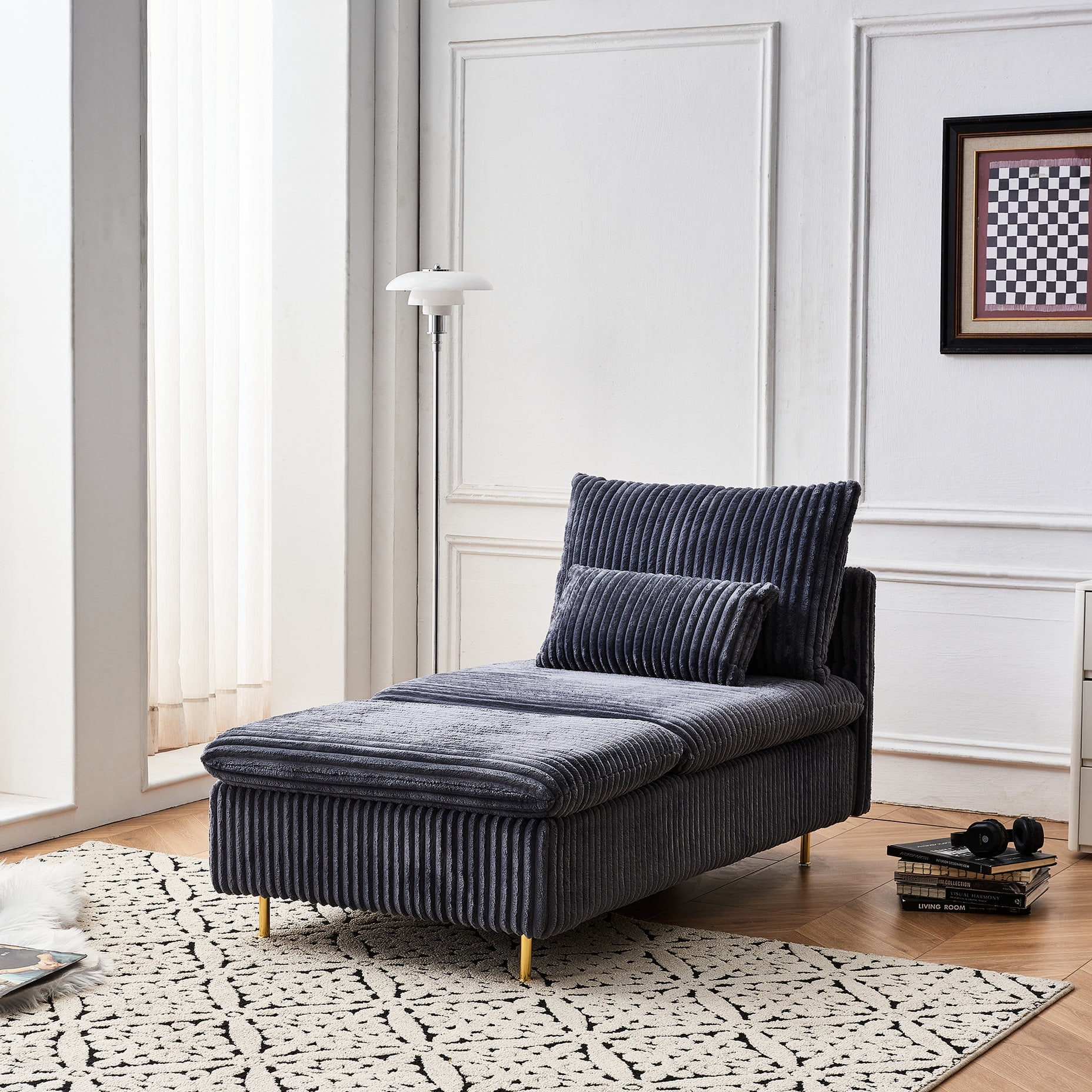 Compact Corduroy Chair | Space - saving Design | Small Spaces in Home ...