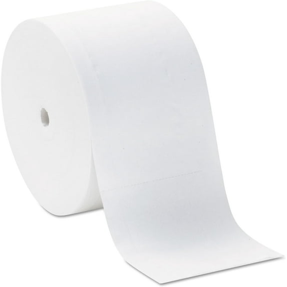 Compact Coreless 2-Ply Recycled Toilet Paper White, 1,125 Sheets Per ...