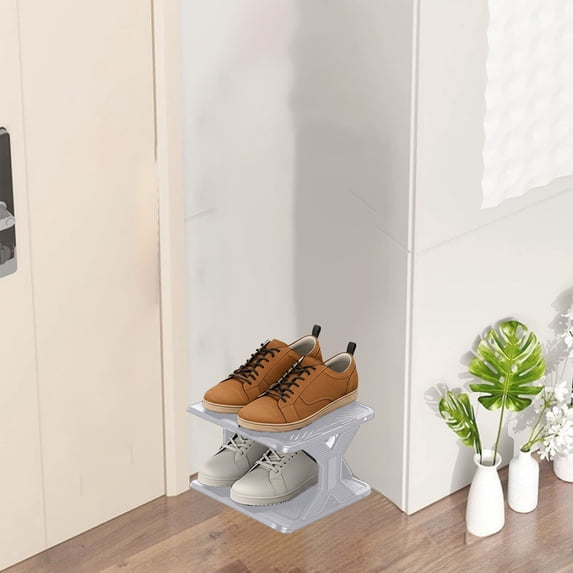 Compact Corner Shoe Rack Removable Washable Storage Cabinet,Easy to ...
