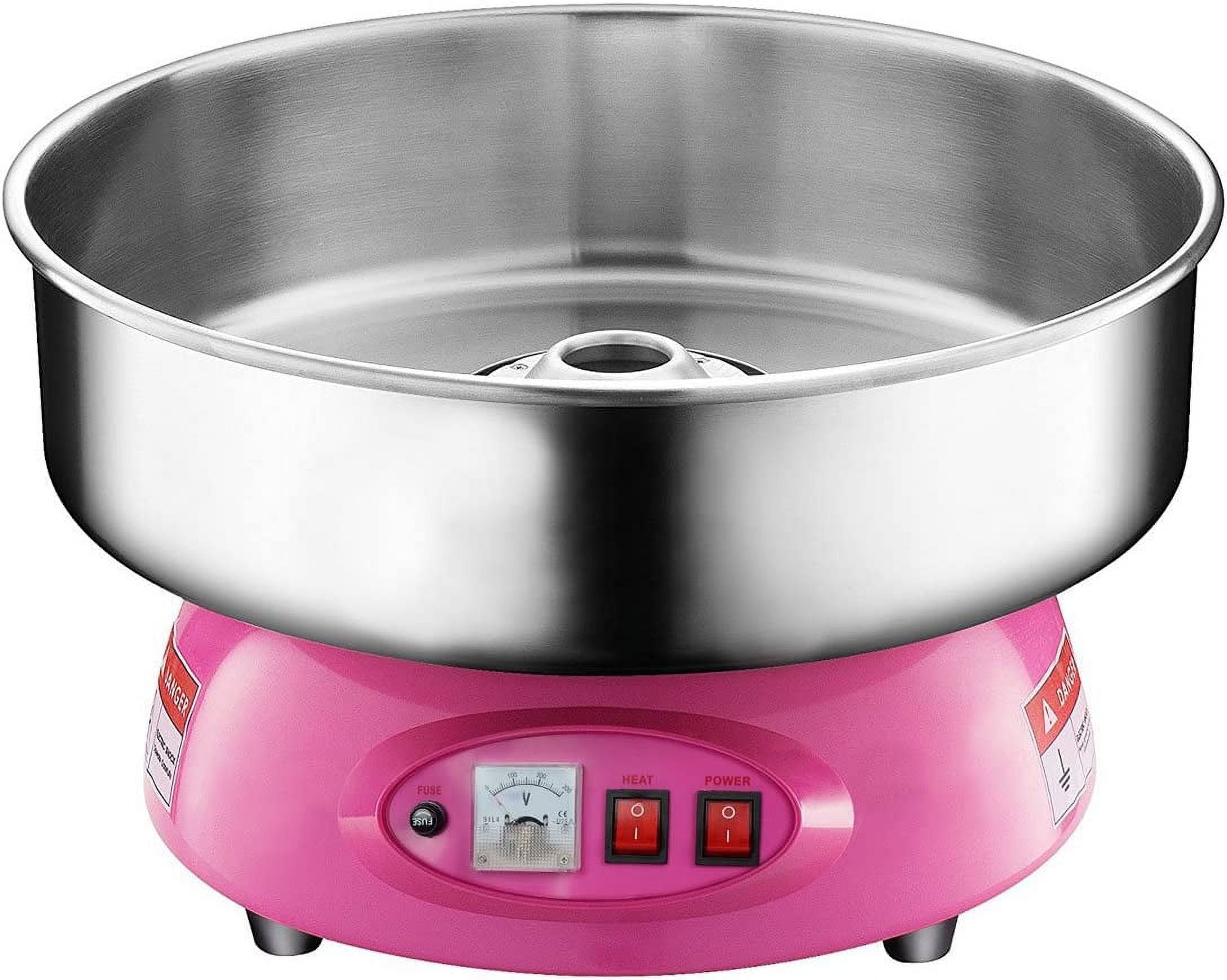 Compact Cotton Candy Machine Party Candy Floss Maker Pink - Walmart.com