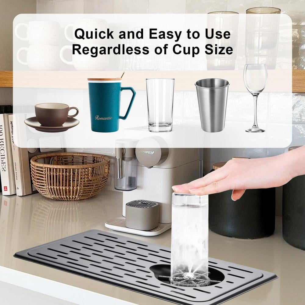 Compact Countertop Cup Cleaner - Stainless Steel Spray Rinser for ...