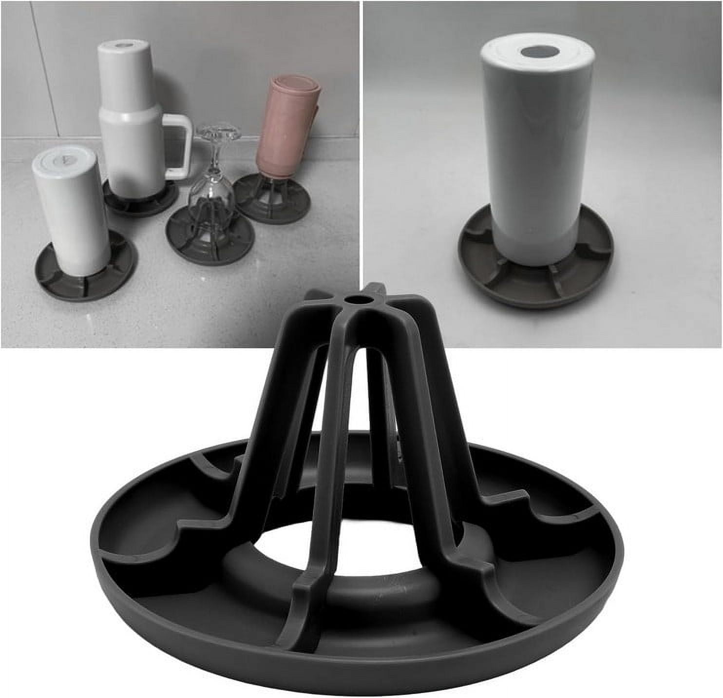 Compact Cup Drying Rack for Kitchen Countertops Space-Saving Drainer ...