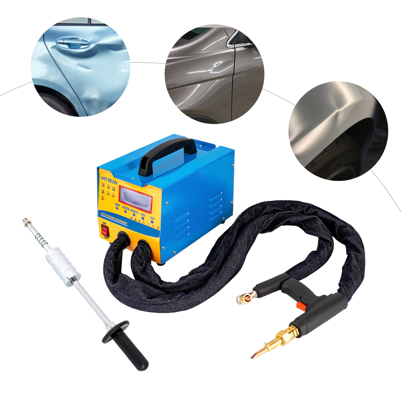 Compact Dent Puller Machine with Stud Welding, Automatic Pulse, 7 ...